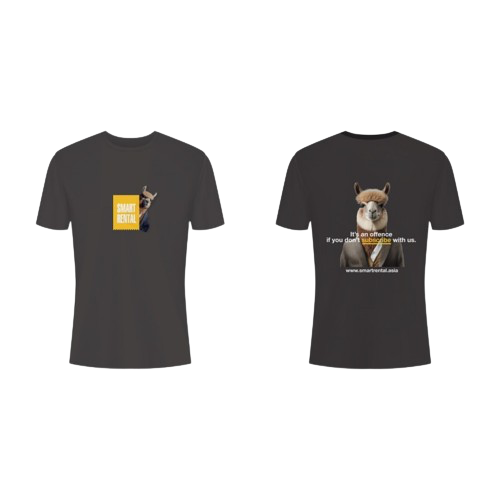 Smart Rental - BLACK ALPACA T-SHIRT | from RM 58.00